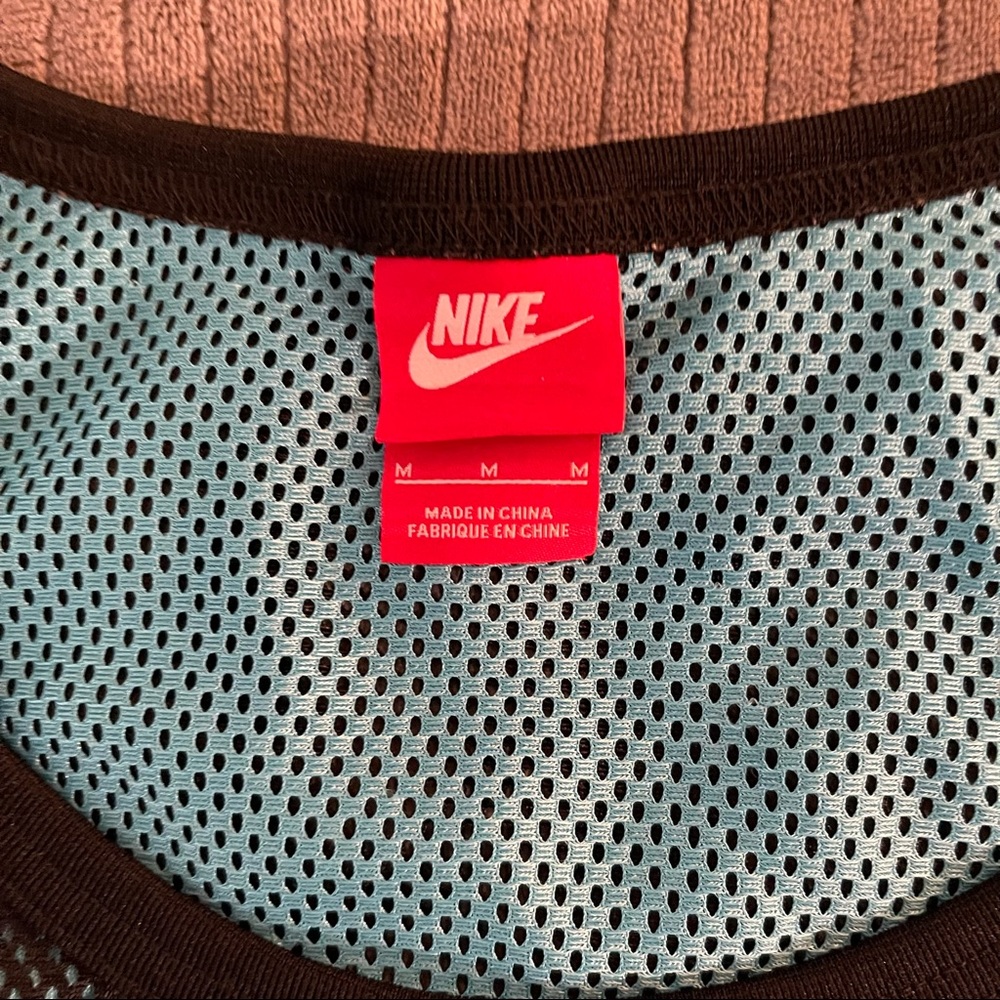 Nike Athletic Emerald Green Turquoise Mesh Tank Top M… - Gem